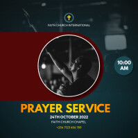 prayer service Template | PosterMyWall