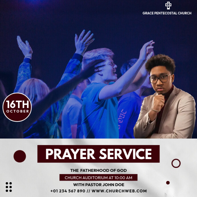 Ibadah Templat | PosterMyWall