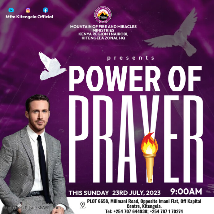 prayer service Template | PosterMyWall