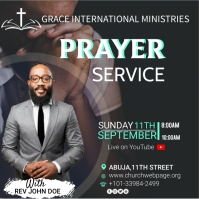Prayer Service Template | PosterMyWall