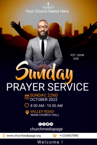 Prayer Service Template | PosterMyWall