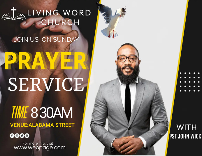 Ibadah Templat | PosterMyWall