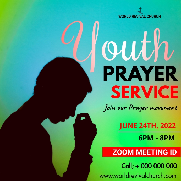 Prayer Service Template | PosterMyWall