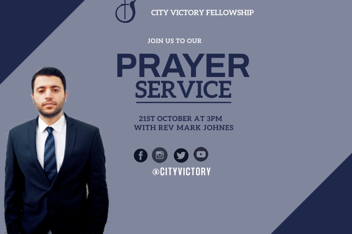 Prayer Service Template | PosterMyWall