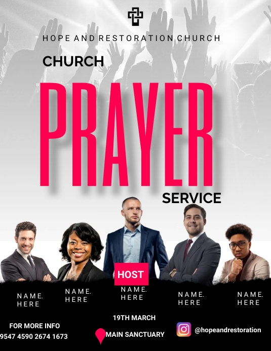 Layanan Doa Templat | PosterMyWall