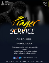 prayer service Template | PosterMyWall