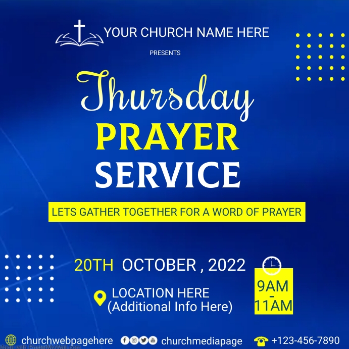 Ibadah Templat | PosterMyWall