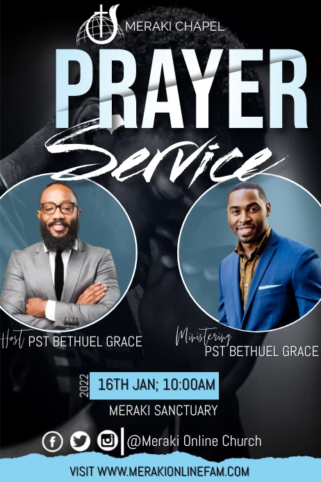 Prayer service Template | PosterMyWall