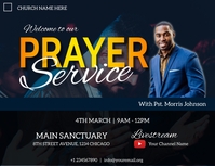 prayer service flyer Template | PosterMyWall