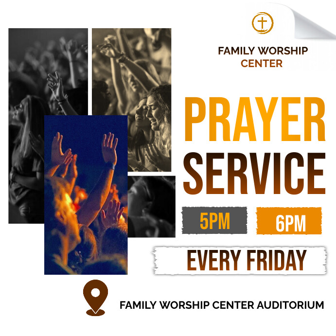 Plantilla de prayer service flyer | PosterMyWall