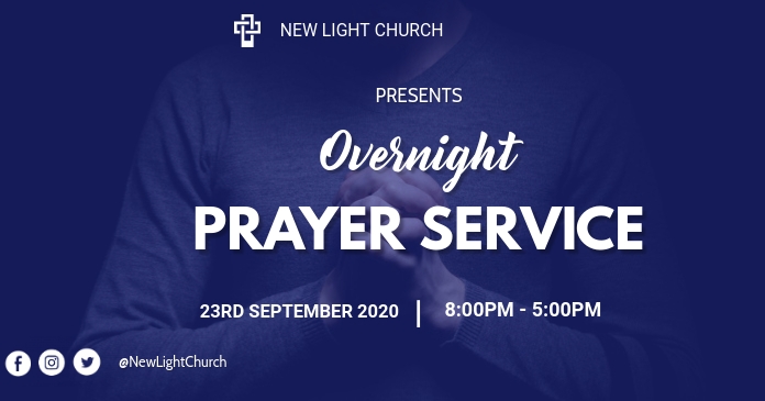 Prayer service flyer Template | PosterMyWall