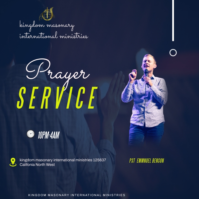 prayer service flyer poster template | PosterMyWall
