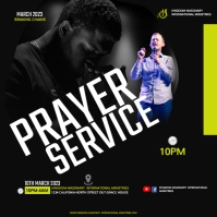 PRAYER SERVICE FLYER POSTER TEMPLATE | PosterMyWall