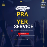 prayer service flyer poster template | PosterMyWall