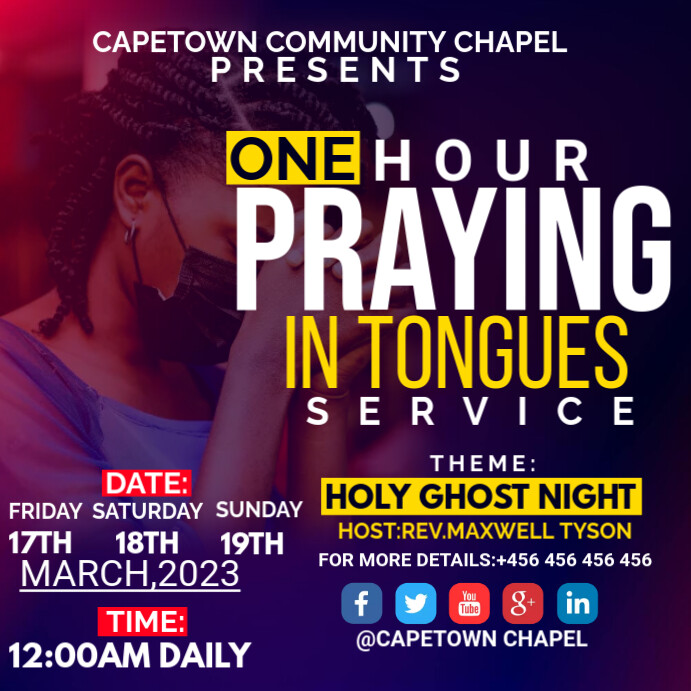 prayer service flyer template | PosterMyWall