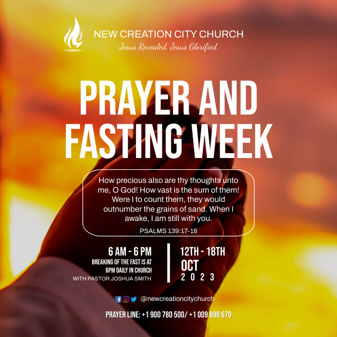 PRAYER SERVICE POSTER Template | PosterMyWall