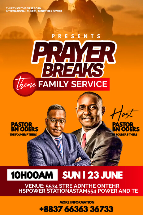 Copy of prayer session | PosterMyWall