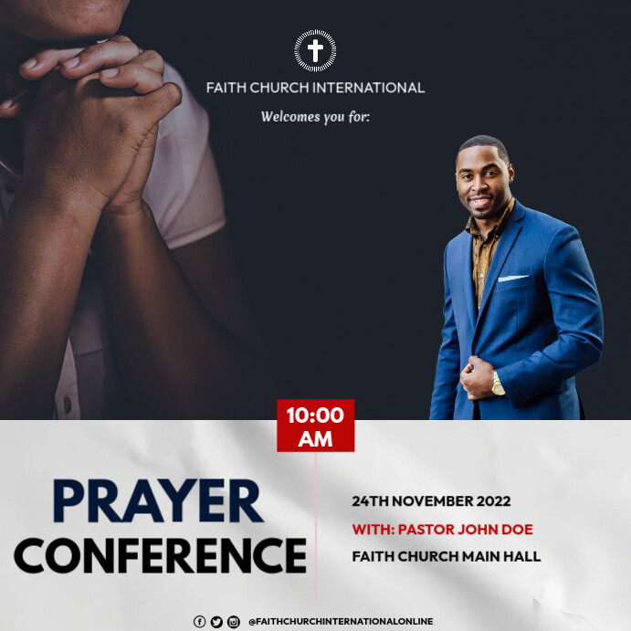 prayer sunday Template | PosterMyWall