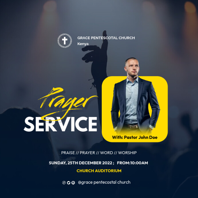 prayer sunday Template | PosterMyWall