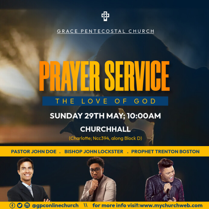 prayer sunday Template | PosterMyWall