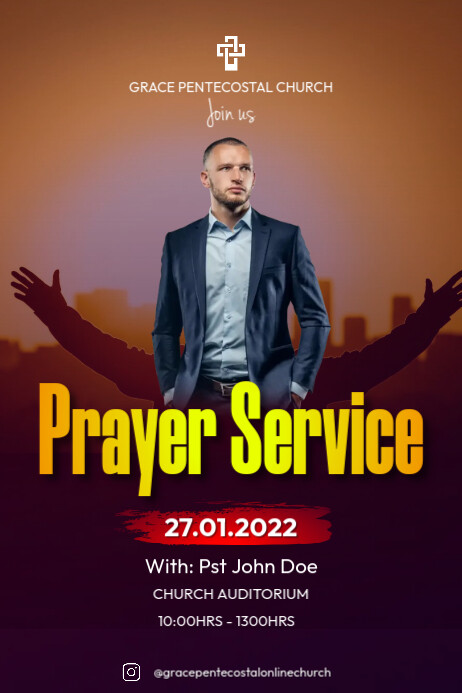 prayer sunday Template | PosterMyWall