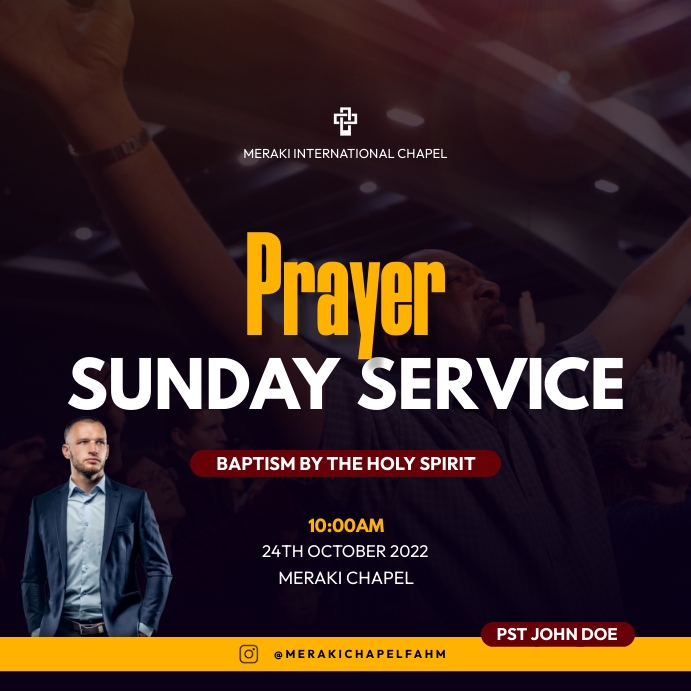 prayer sunday Template | PosterMyWall