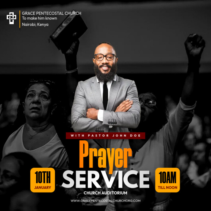 Modèle Dimanche de Prière | PosterMyWall