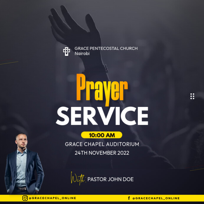 prayer sunday Template | PosterMyWall