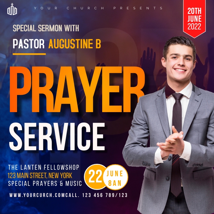 Prayer Sunday Template | PosterMyWall