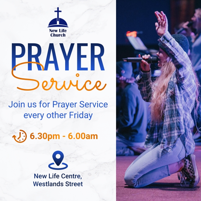 prayer template | PosterMyWall