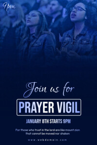 Prayer vigil poster Template | PosterMyWall
