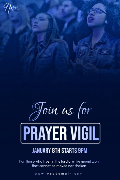 Copy of Prayer vigil poster | PosterMyWall
