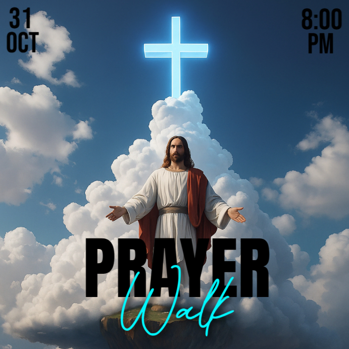 Prayer Walk Template | PosterMyWall