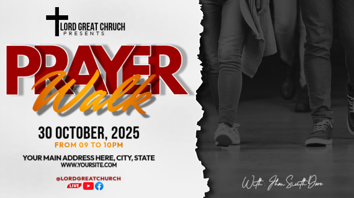 Prayer Walk Template | PosterMyWall