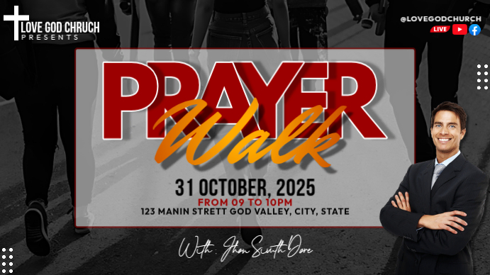 Prayer Walk Template | PosterMyWall
