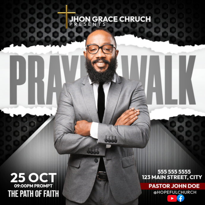 Prayer Walk Template | PosterMyWall