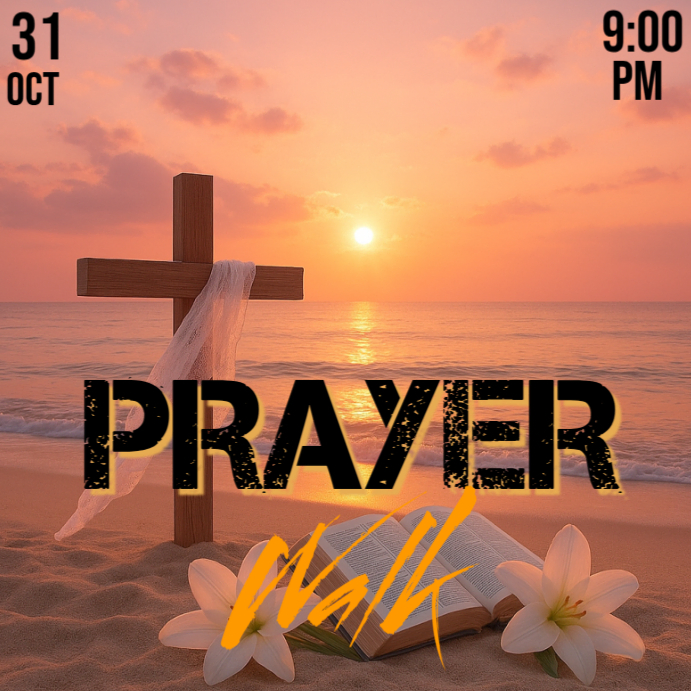 Prayer Walk Template | PosterMyWall