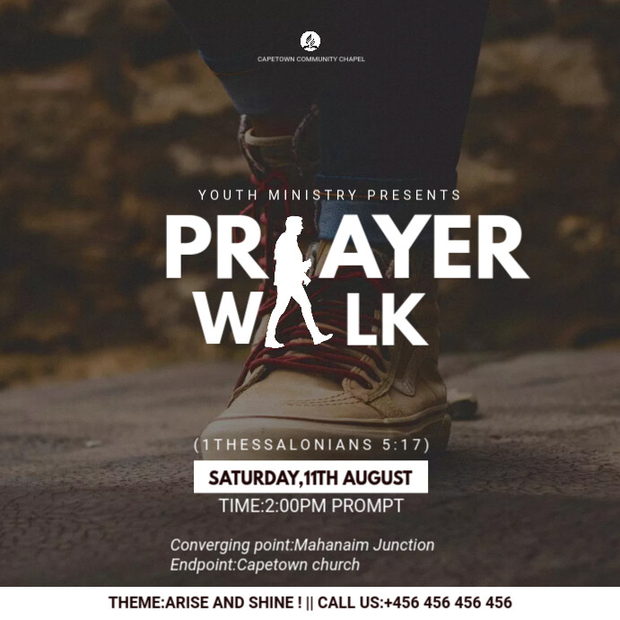 prayer walk flyer template (1) | PosterMyWall