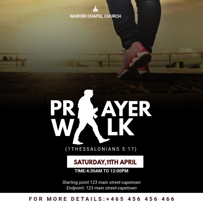 Copy of prayer walk flyer template (1) | PosterMyWall