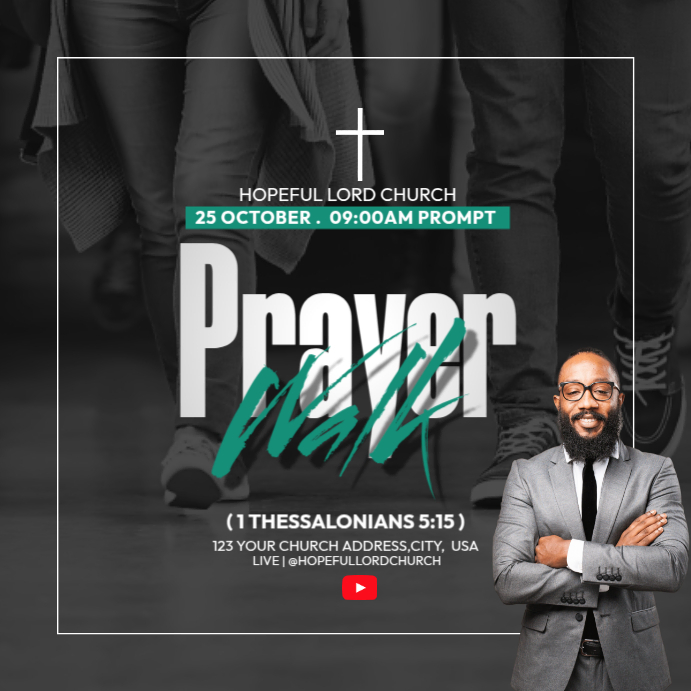 Prayer Walk Instagram Post Template | PosterMyWall