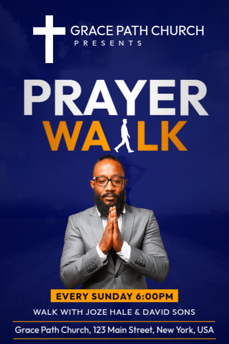 Prayer Walk Poster Template | PosterMyWall