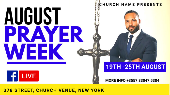 prayer week Template | PosterMyWall