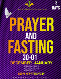 prayer and fasting flyer Template | PosterMyWall