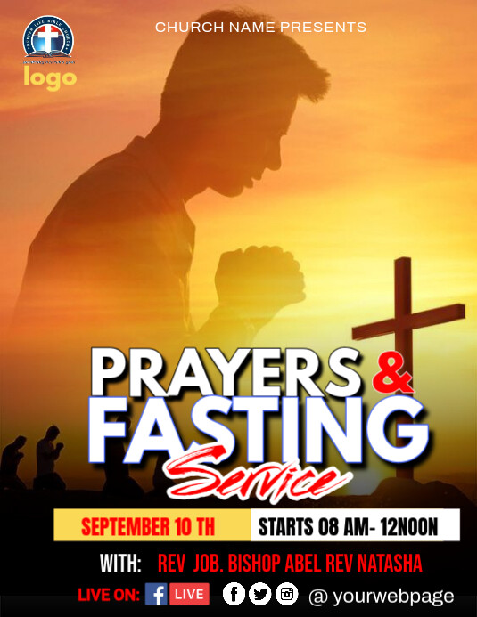 Plantilla de prayers and fasting posters | PosterMyWall