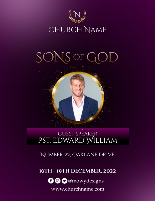 Praying and Fasting Church Flyer (2) Template | PosterMyWall