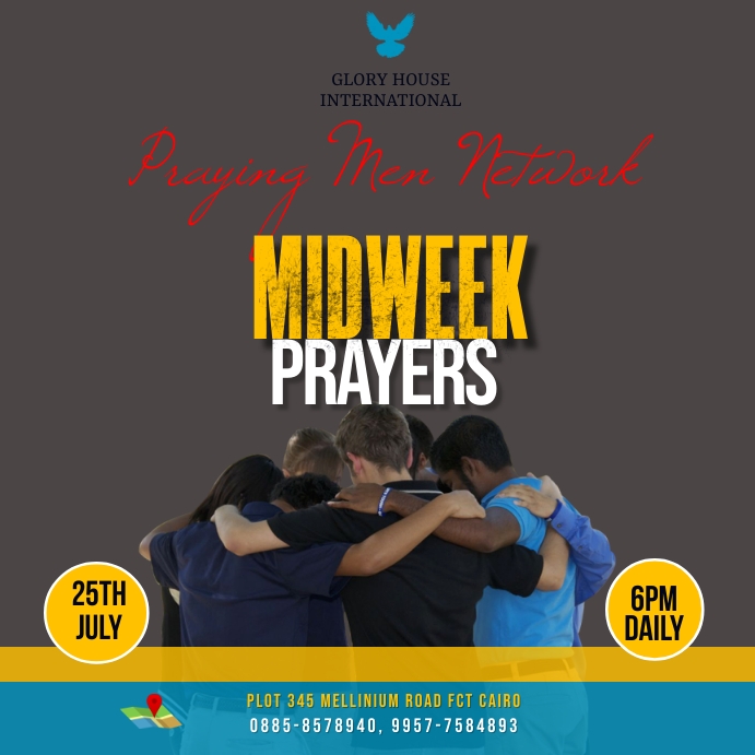 Plantilla de Del Grupo de Oración | PosterMyWall