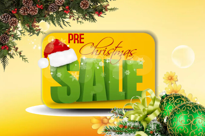 pre christmas sale template | PosterMyWall