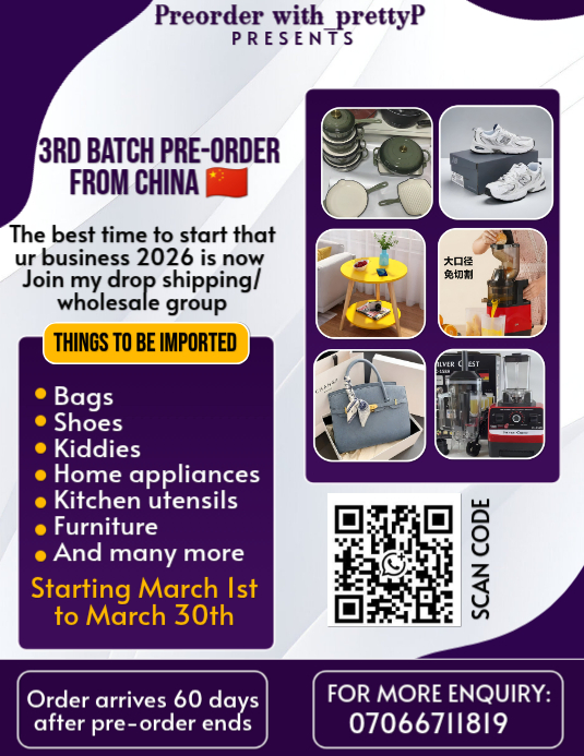 Pre order flyer Template | PosterMyWall