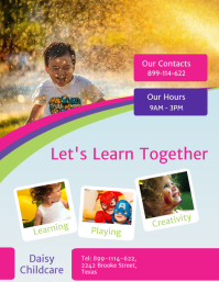 PRE-SCHOOL DAYCARE AD FLYER Template | PosterMyWall