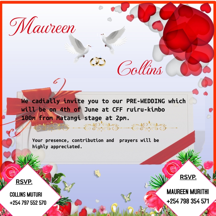 pre wedding invitations Template | PosterMyWall